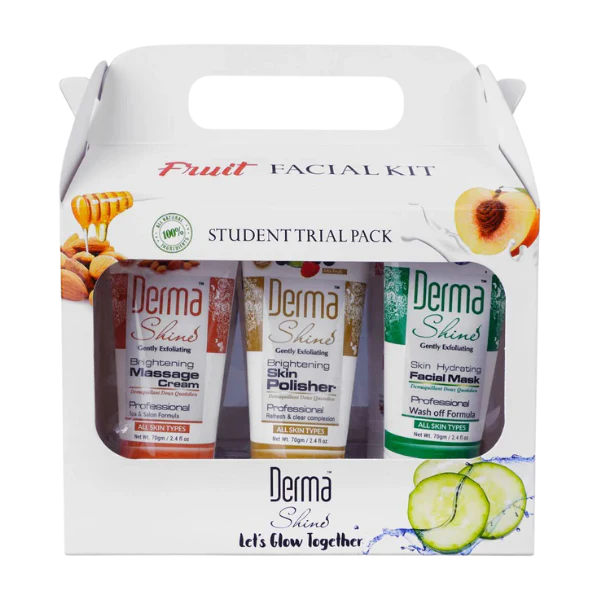 DERMA SHINE FRUIT FACIAL TRIAL KIT